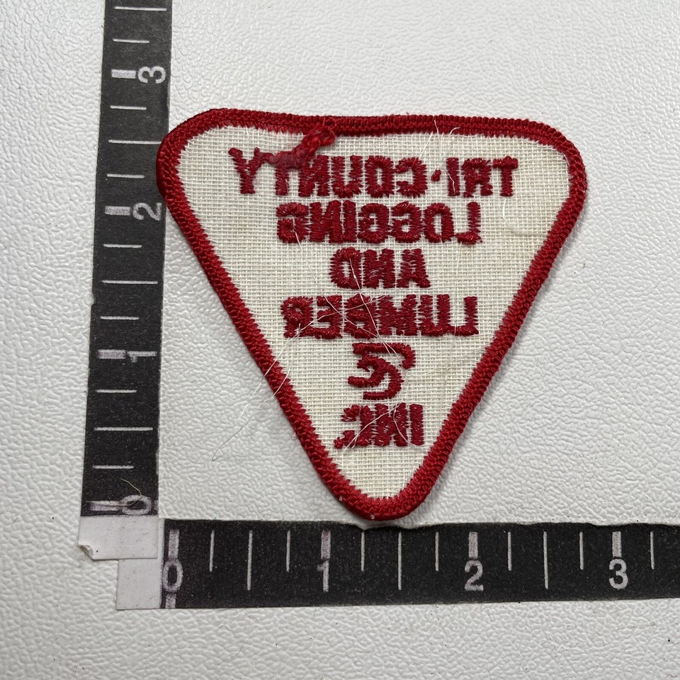 Vintage TRI-COUNTY LOGGING AND LUMBER INC. Patch 10KA | eBay
