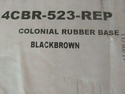 NEW Burke Profiles Designer Rubber Wall Base Type TP Colonial 4 1/4 ...