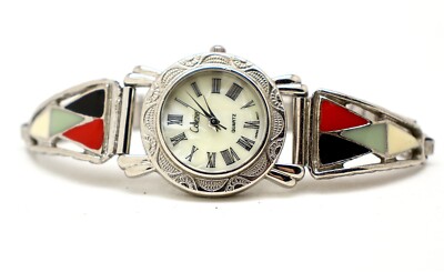 Collezio Zuni Enamel Inlay Quartz ladies Watch NEED Battery | eBay