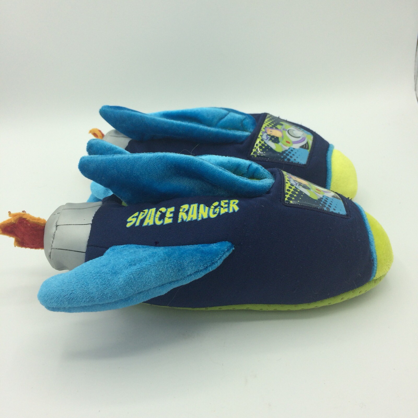 Toy Story Slippers Boys 9-10 House Shoes Space Ranger Rocket Flames | eBay
