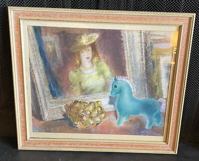 Stephen Csoka 1897-1989 Pastel Drawing - Evocative Still Life Young ...