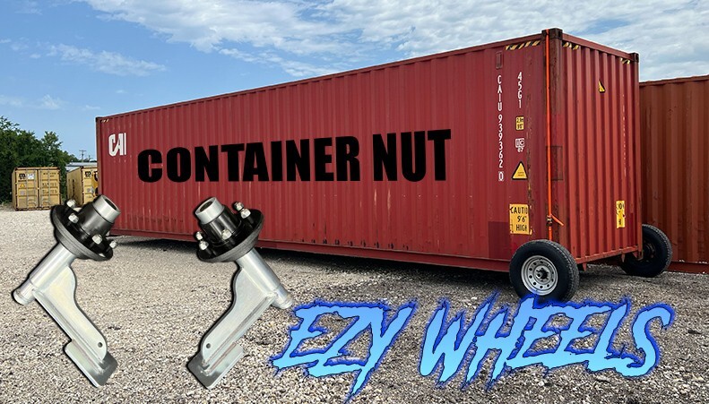 Shipping Container Wheels. EZY WHEELS HEAVY DUTY 6-LUG Made in USA Set ...