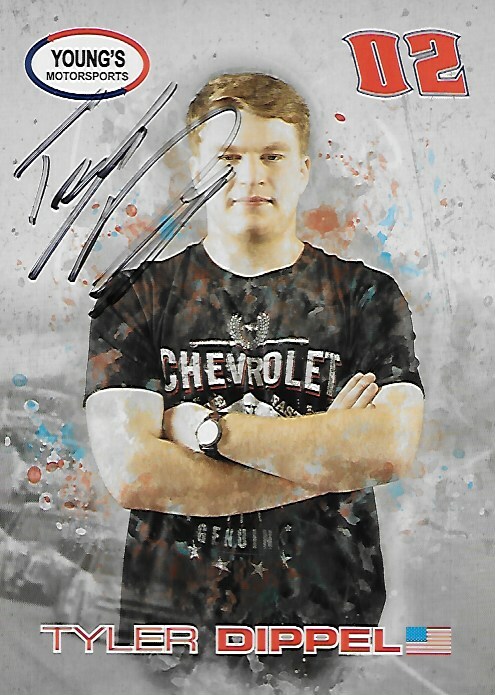 SIGNED 2019 TYLER DIPPEL YOUNG MOTORSPORTS #02 NASCAR GANDER OUTDOORS ...
