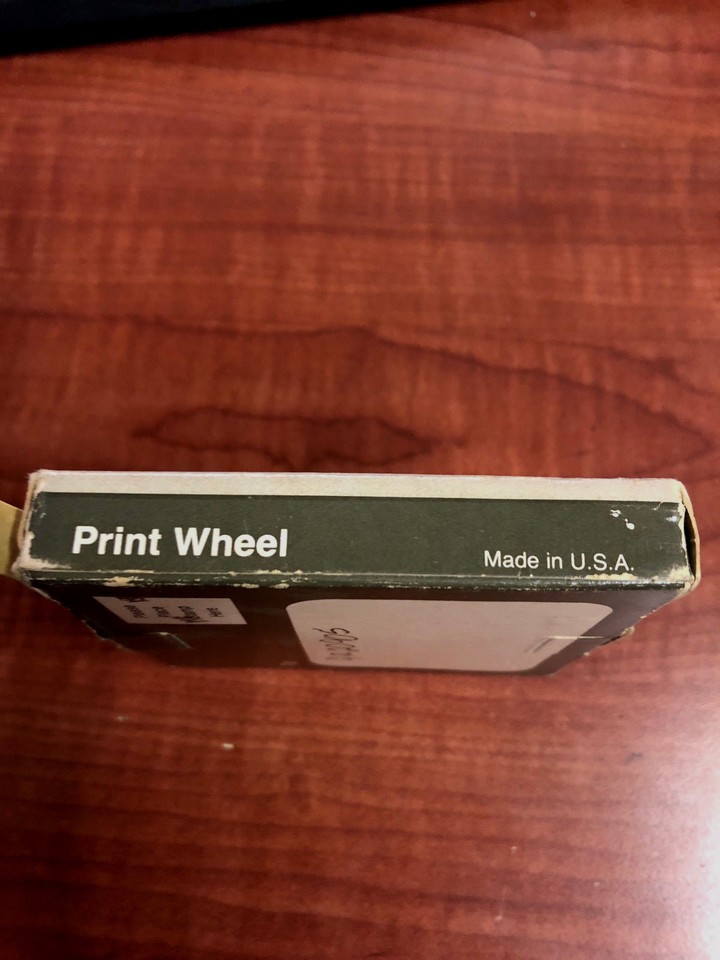 Xerox Typewriter Printwheel - GB Cubic PS | eBay