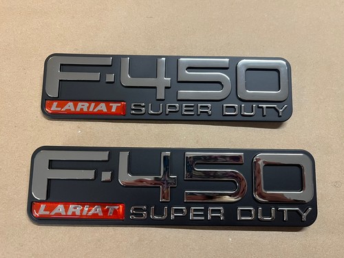 Fits 97-03 1997-2003 Ford Truck F450 Lariat Superduty Emblems pair | eBay