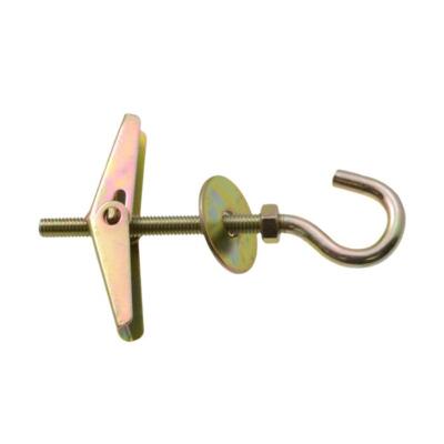 M5 x 50mm Zinc Yellow Cup Hook Spring Toggles Cavity Fixings | eBay ...