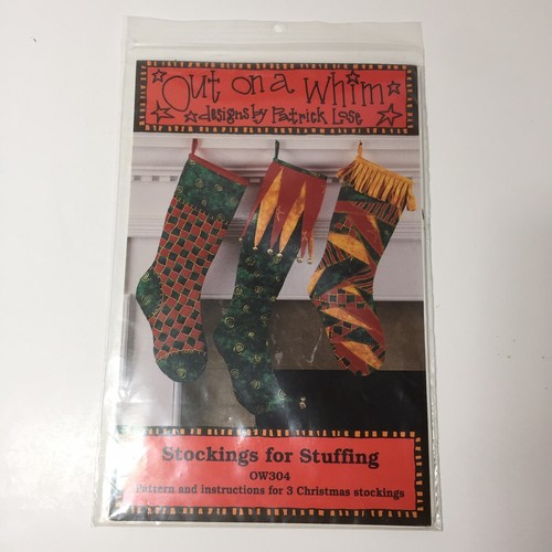 Stocking for Stuffing Pattern Out on a Whim Patrick Lose Christmas | eBay