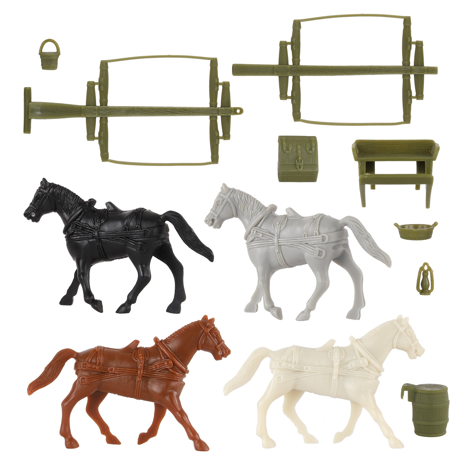 BMC CTS World War 1 Ambulance Square Top Plastic Figure Horse ACW WW1 ...