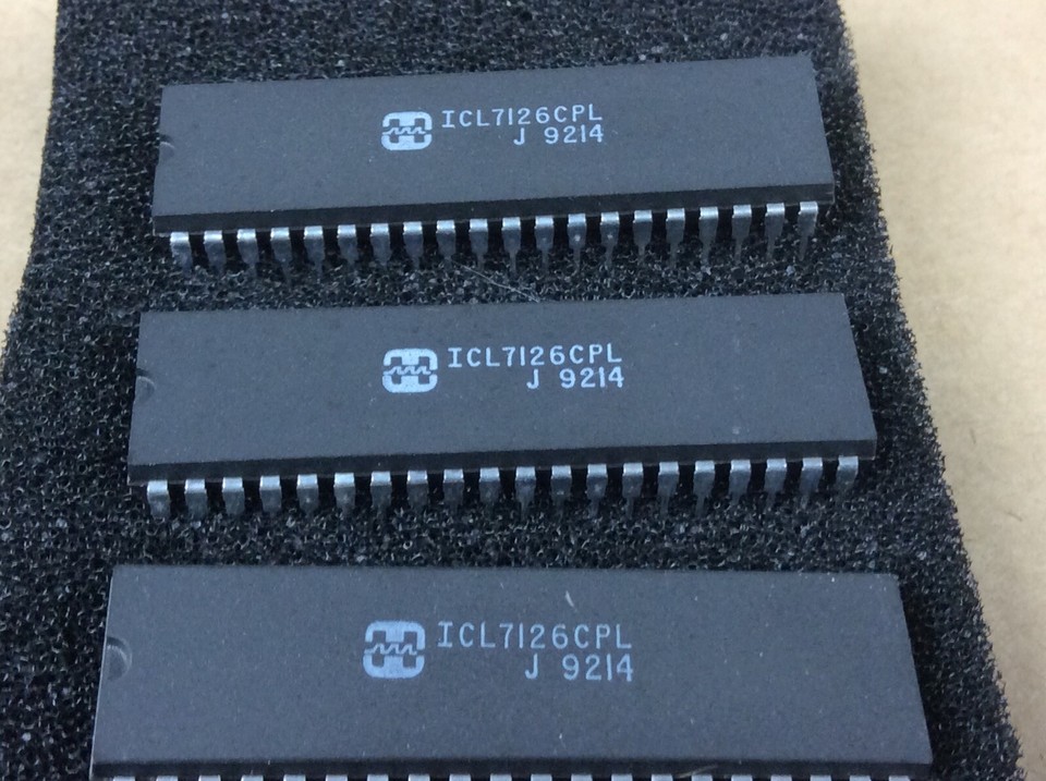 Lot Of (3) Harris ICL7126 ICL7126CPL DIP40 new 😁 NOS Original | eBay