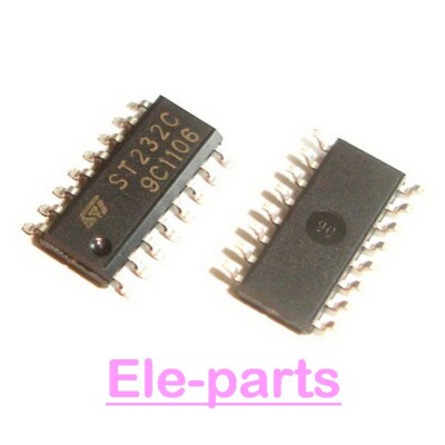 10 PCS ST232CDR SOP-16 ST232CD ST232 ST232C SMD-16 drivers and receiver ...