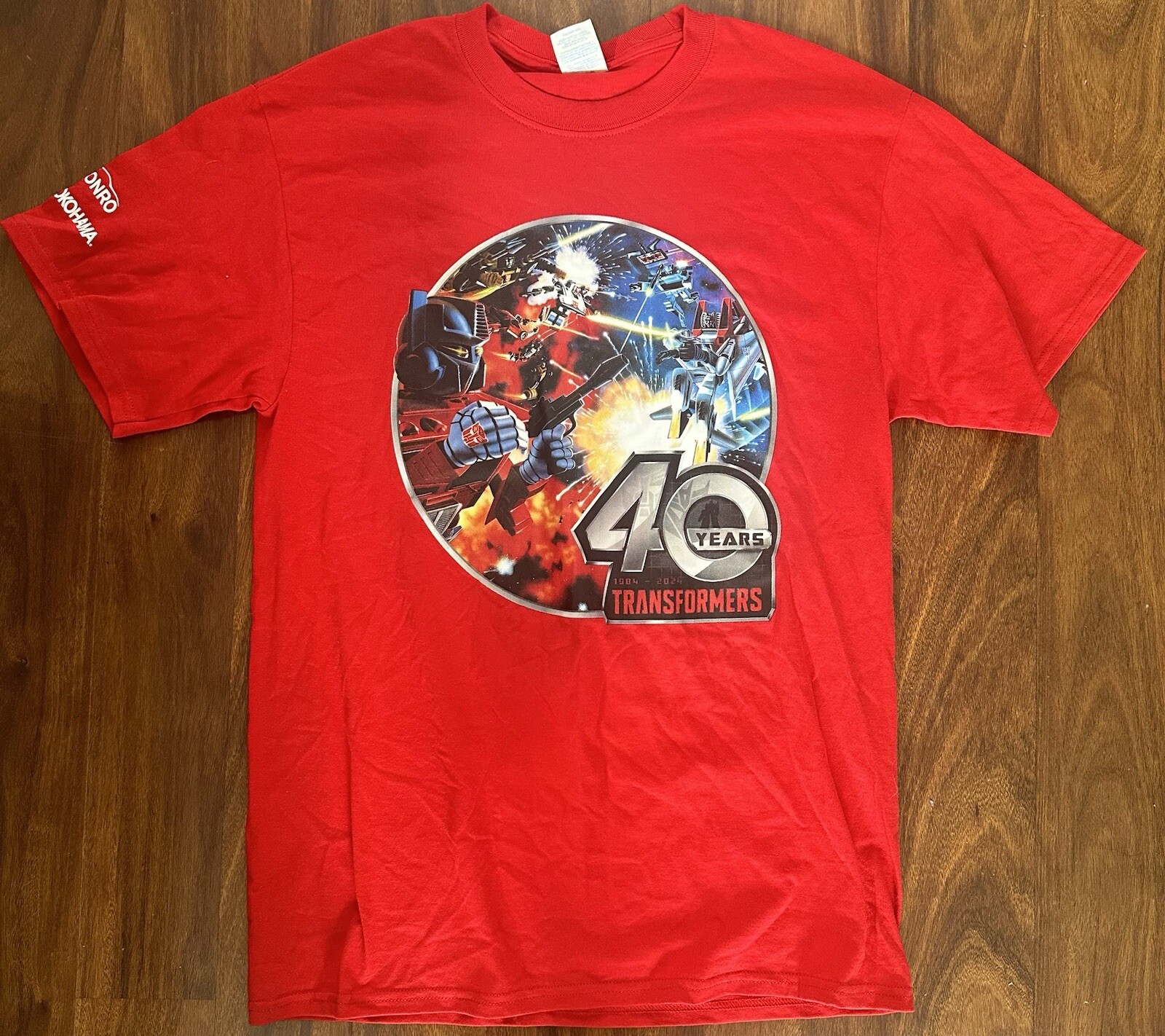 Transformers 40 Years 40th Anniversary Red T-Shirt Sh… - Gem