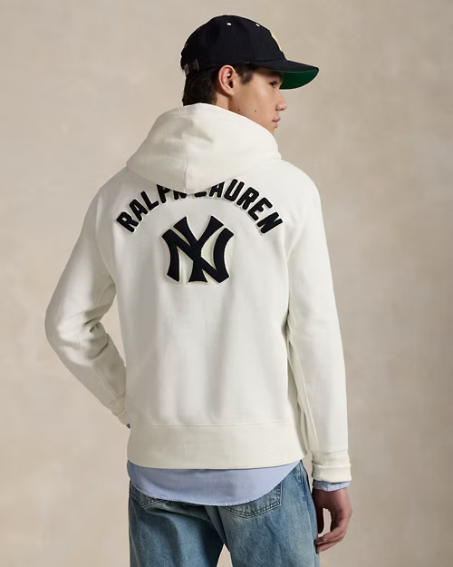 COLLAB Polo Ralph Lauren NEW YORK YANKEES MLB Fleece Hoodie UNISEX NWT ...