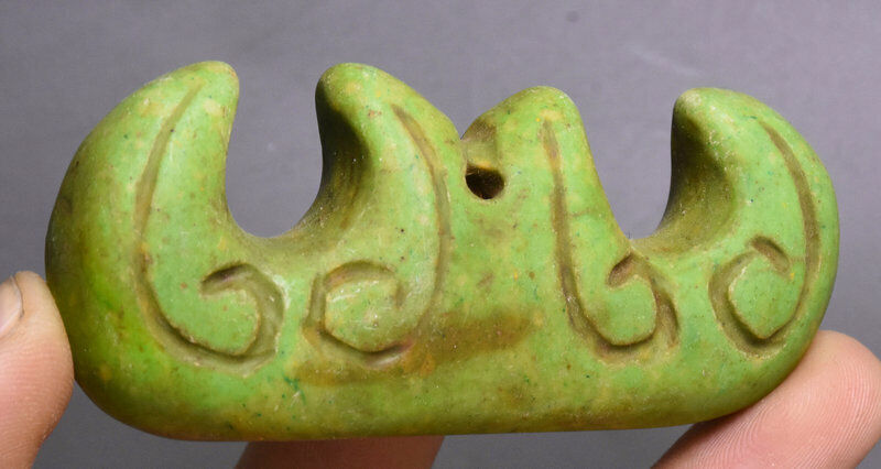 8CM Old China Chinese Hongshan Culture Turquoise Dynasty Pen Rack ...