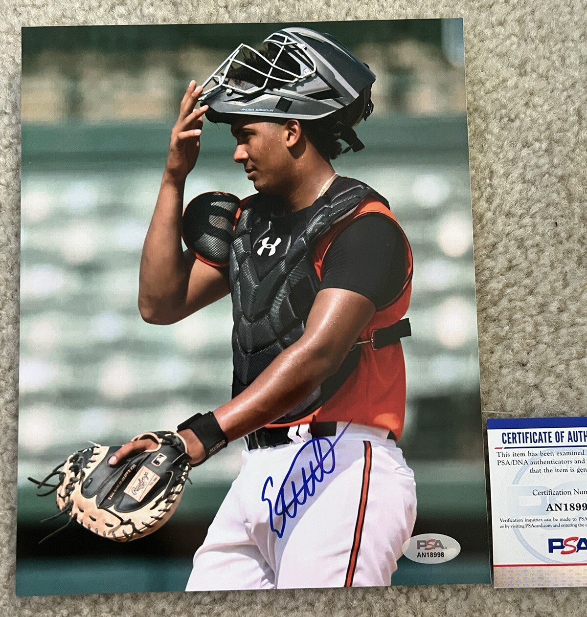 Samuel Basallo Autographed Signed 8x10 Photo Baltimore Orioles Top ...