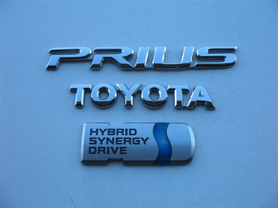 04 05 06 07 08 09 TOYOTA PRIUS HYBRID REAR EMBLEM LOGO BADGE SIGN ...