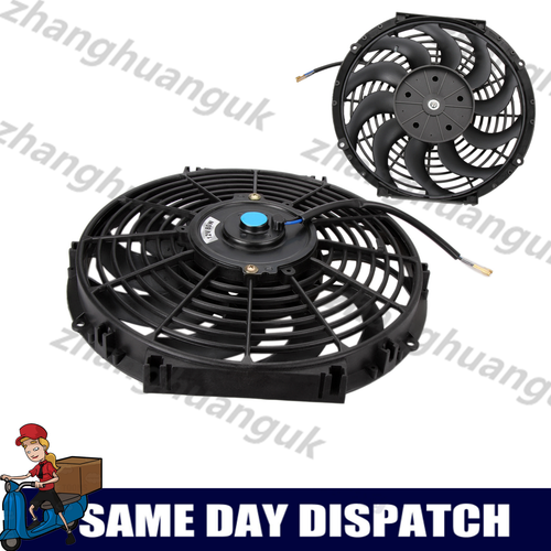 12" 12V Universial Pull / Push Radiator Engine Bay Cooling Fan ...