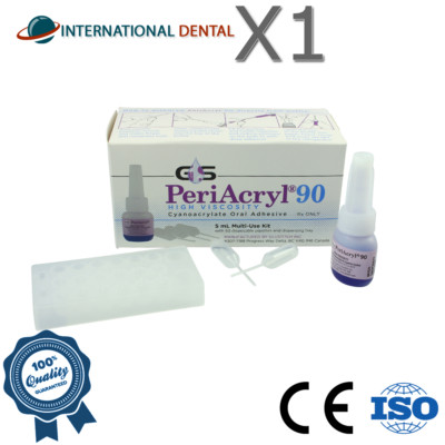 Glustitch Periacryl 90 Violet Oral Tissue Adhesive 2ml/4ml/5ml High ...