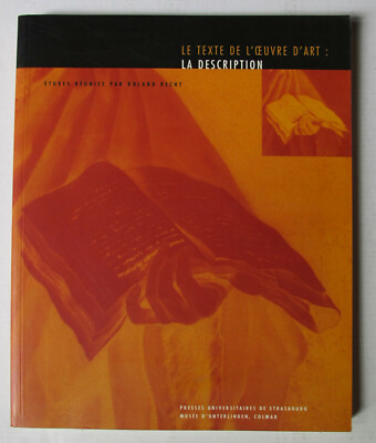 LE TEXTE DE L'OEUVRE D'ART LA DESCRIPTION ROLAND RECHT PUS HISTOIRE DE ...