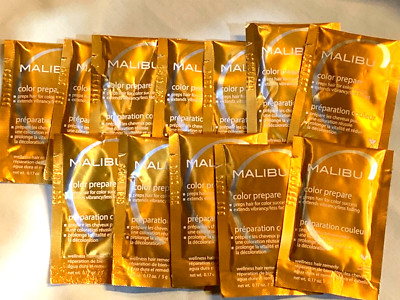 Malibu C Color Prepare Hair Remedy (Set of 12) 0.17 Fl Oz Ea Free Ship ...