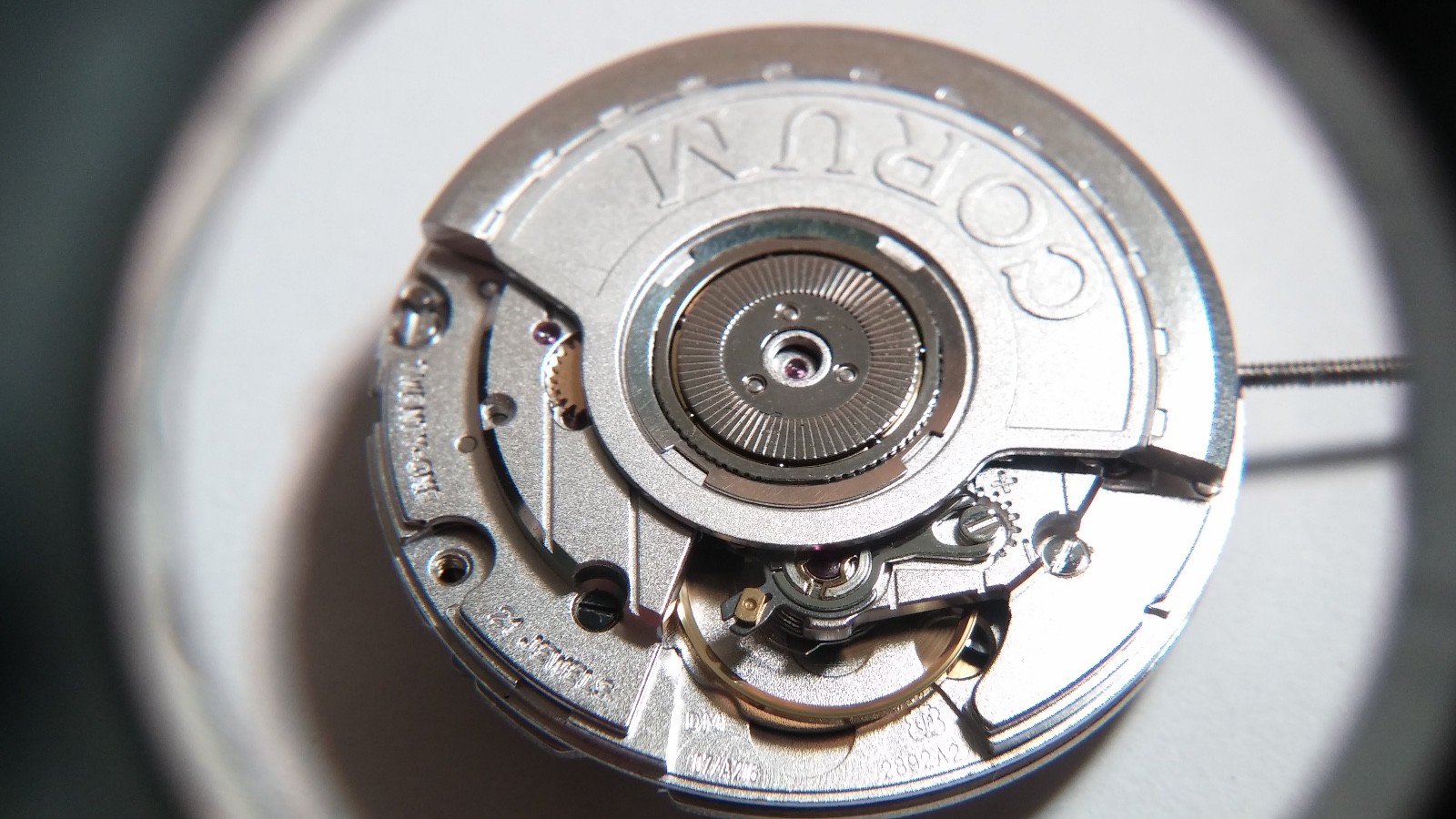 ETA 2892 A2 movement Corum rotor, runs, date at 3 o'clock, beautiful | eBay