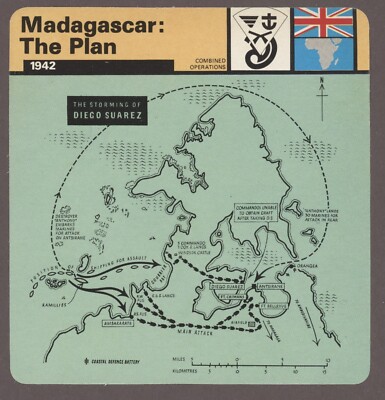 Madagascar: The Plan Edito Service Card Second World War II Operations ...