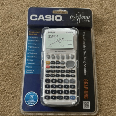 Casio Graphing Calculator FX-9750GII-WE *New* | eBay