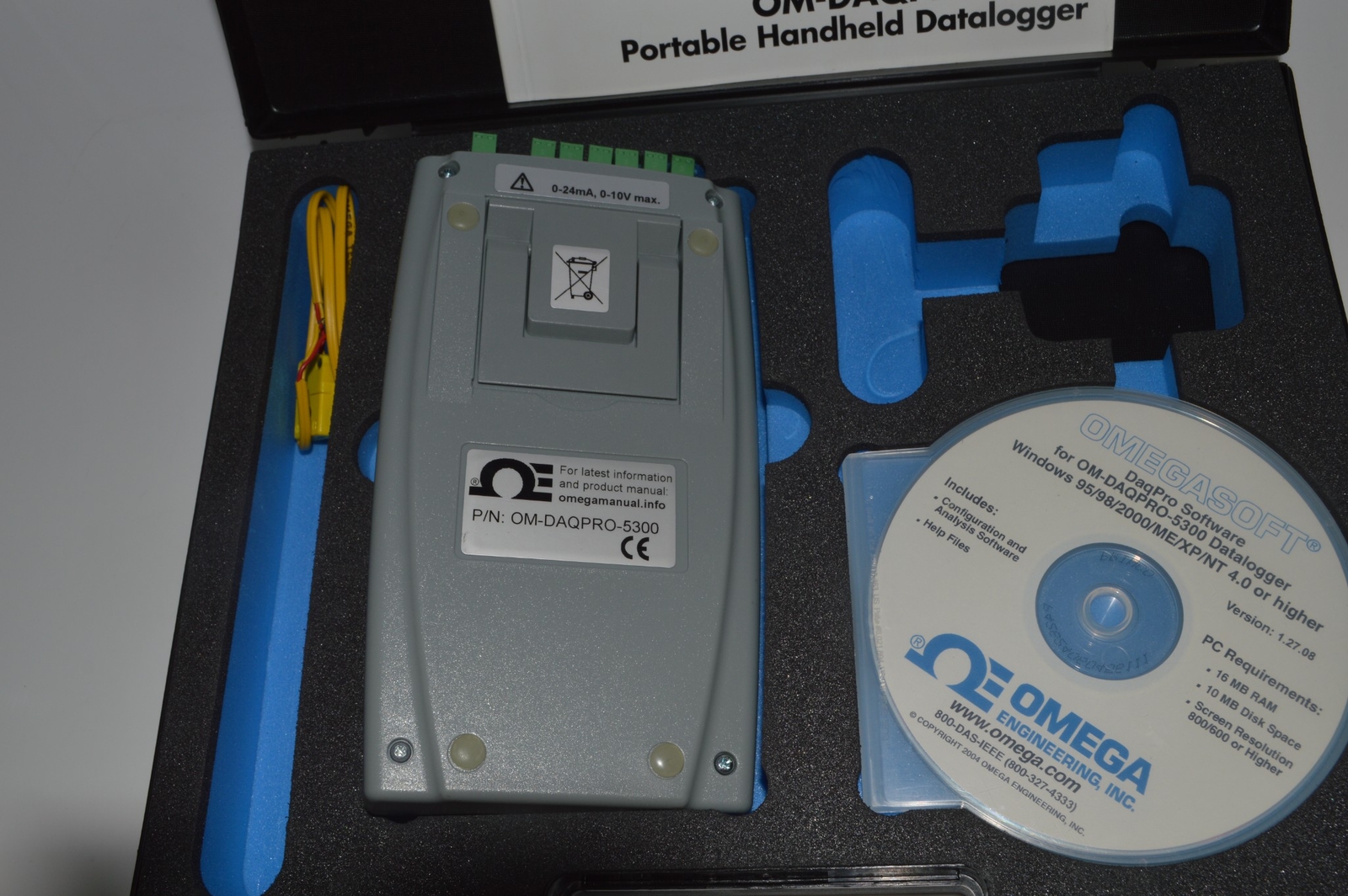 OMEGA+Om-daqpro-5300+8+Channel+Portable+Handheld+Data+Logger for sale ...