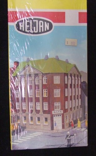 Heljan B-463 : BANK - HO Scale Model Train Building Kit (UNBUILT ...