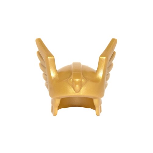 LEGO - Minifig, Headgear Helmet with Wings and Eagle Head - Pearl Gold ...