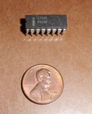 Vintage INTEL D3601 BIPOLAR 256 X 4 PROM CERDIP-16 | eBay