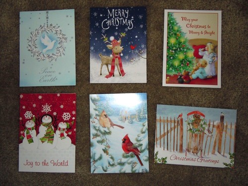 Christmas Holiday Cards - 6 Cards | eBay