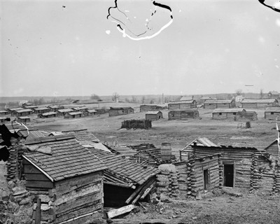 New 11x14 Civil War Photo: Confederate Winter Quarters at Centreville ...
