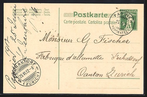 Ansichtskarte Mutter und Tochter mit einer Tafel Chocolat Suchard 1912 ...