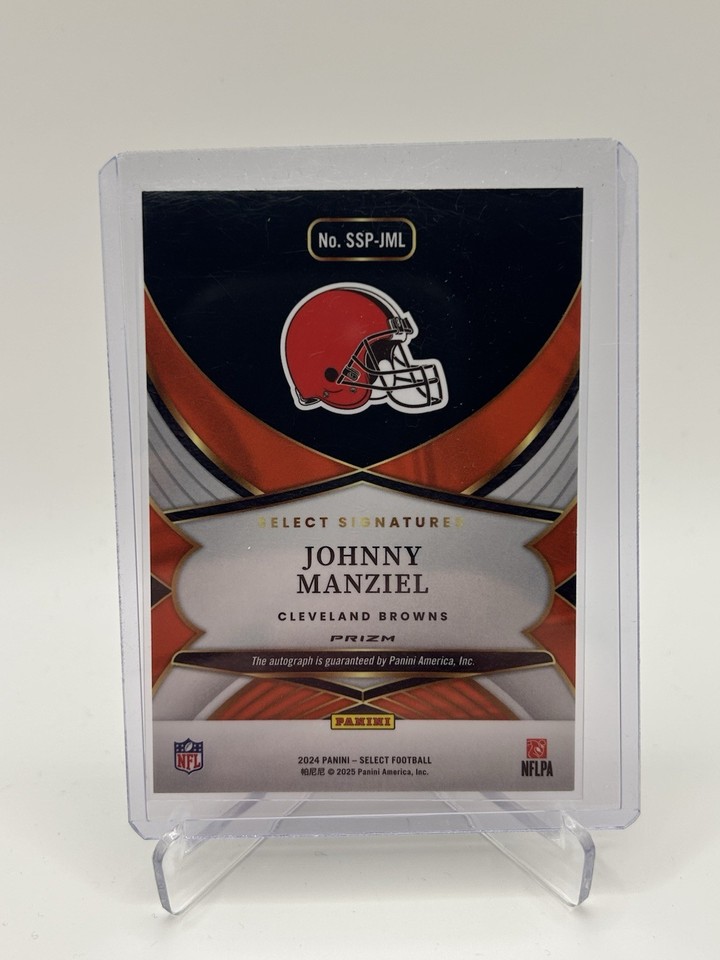 2024 Panini Select - Select Signatures Johnny Manziel #SSP-JML Silver ...