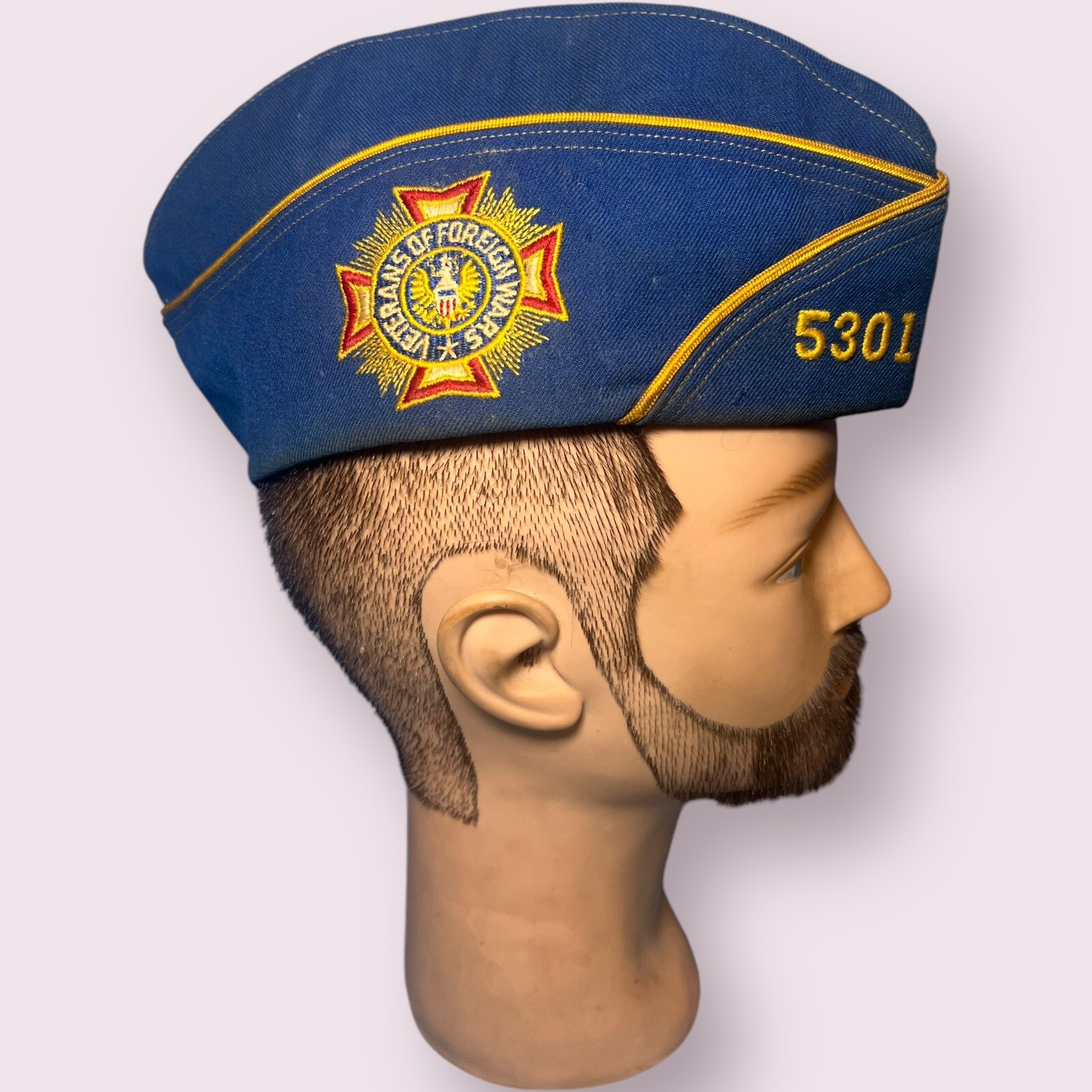 VETERANS of FOREIGN WARS CAP + PINS VFW GARRISON HAT Commander ...