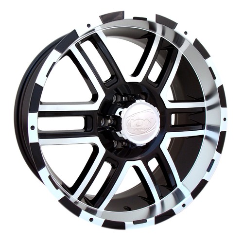 4 New 17x8 Ion Style 179 Black Wheel/Rim 6x127 6-127 6x5 17-8 ET10 | eBay
