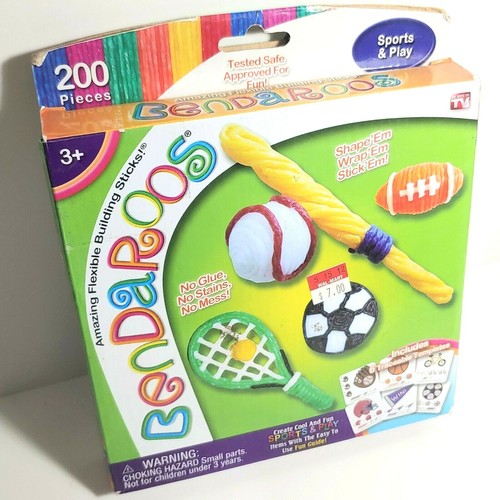 Bendaroos Amazing Flexible Building Sticks 200 Pieces Ages 3+ Includes ...