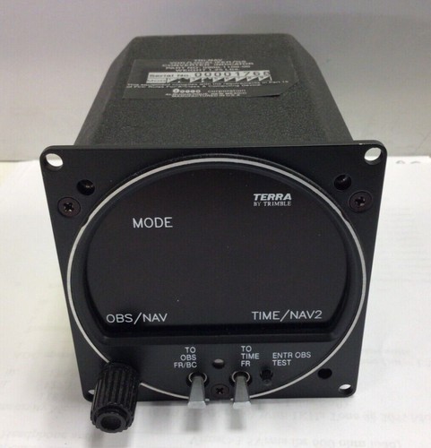 Terra Tri Nav VOR-LOC-Glideslope Indicator with fresh Yellow Tag & Form ...