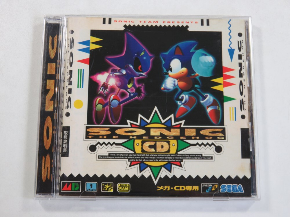 Sonic CD SEGA Mega-CD - Prix - Photo - Présentation