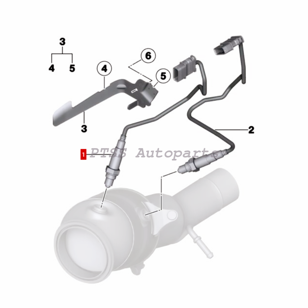 11787589121 OEM Bosch Upstream Oxygen Sensor for BMW 320I 328I 428I ...