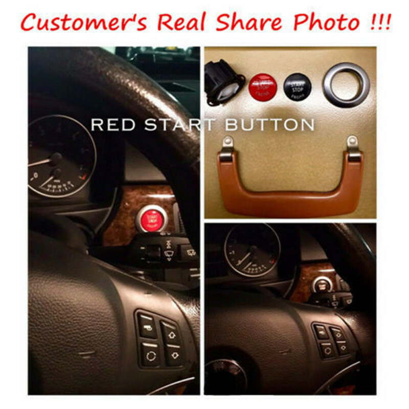 Gloss Red Car Start Stop Engine Button Replacement Kit Form BMW E60 E70 E84 E90 | eBay