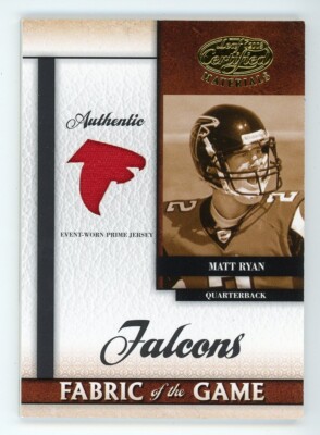 2008 Leaf Certified MATT RYAN Fabric of the Game Rookie RC Patch /25 # ...