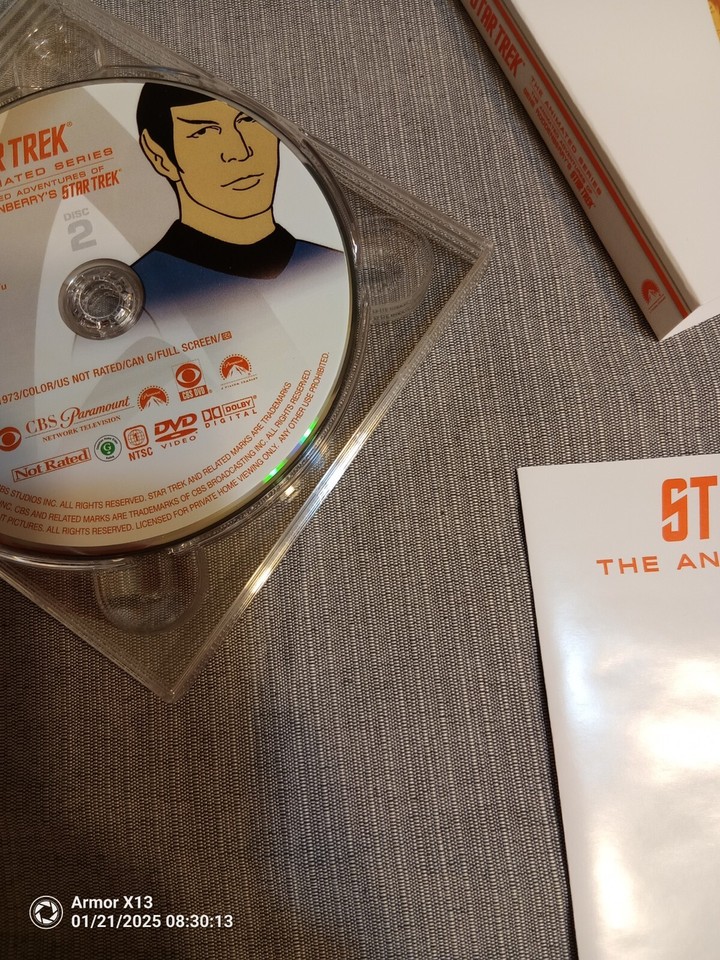Star Trek The Animated Series DVD 4 Disc Box Set - 1973 Series - 2006 ...