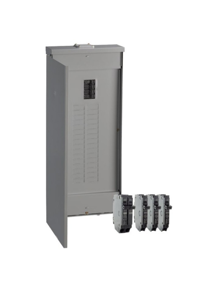 GE OUTDOOR 200A 32 space 40 circuit load center value pack w/ 4 ...