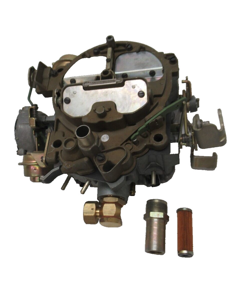 Rochester Quadrajet 4bbl Carburetor Fuel Banjo Inlet Fitting Adapter ...