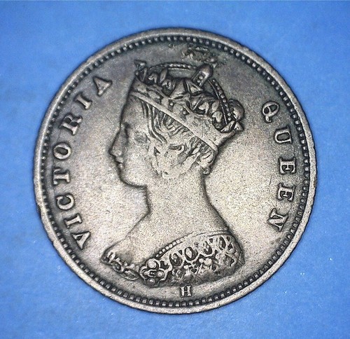 ORIGINAL RARE KEY DATE HONG KONG 1873-H HEATON MINT TEN CENTS COIN ...