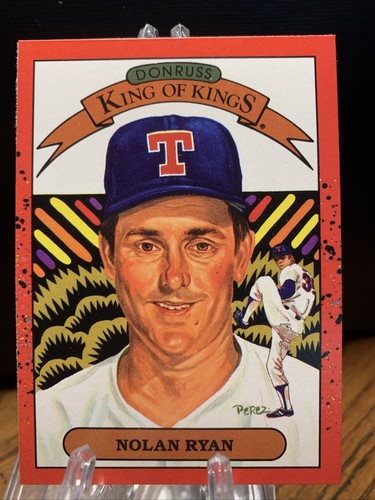 1990 Donruss #665 Nolan Ryan KOK Texas Rangers HOF | eBay