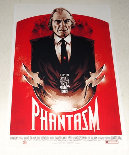 Phantasm Angus Scrimm Cult Classic 1979 Poster USA The Tall Man 19"x13 ...