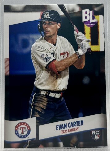2024 Topps Big League Baseball Evan Carter RC #150 Texas Rangers | eBay
