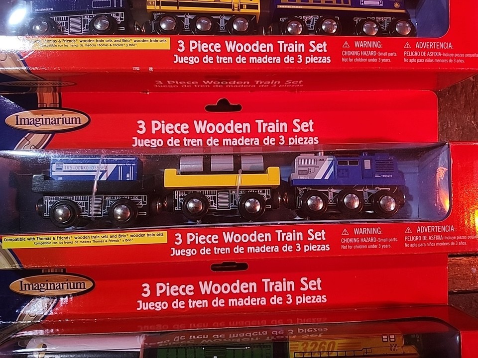 Imaginarium Wooden Train Sets Compatible W/ Thomas & Friends & Brio Lot ...